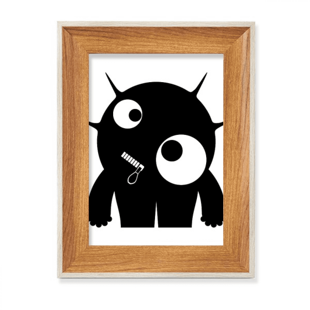 Universe Alien Monster Alien Desktop Wooden Photo Frame Display Picture ...