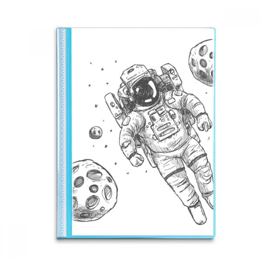 Universe Alien Monster Astronaut Book Sheet Protectors Portfolio Binder ...