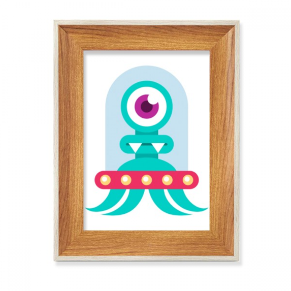 Universe Alien Monster Cyclops Desktop Wooden Photo Frame Display ...