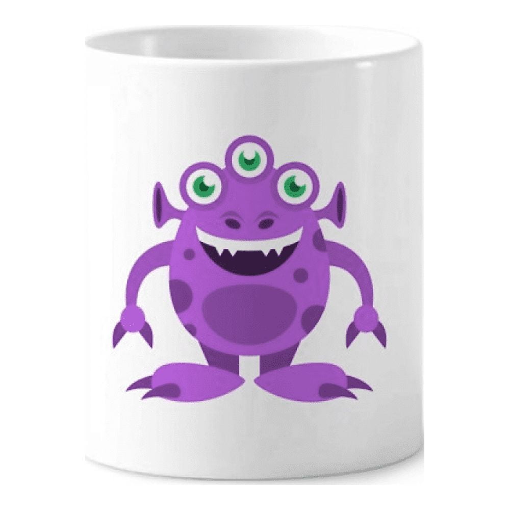 Universe Alien Monster Purple Alien Toothbrush Pen Holder Mug Cerac ...