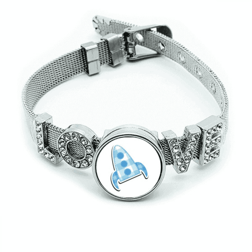 Universe Alien Monster Spacecraft Bracelet Wristband Crystal Love ...