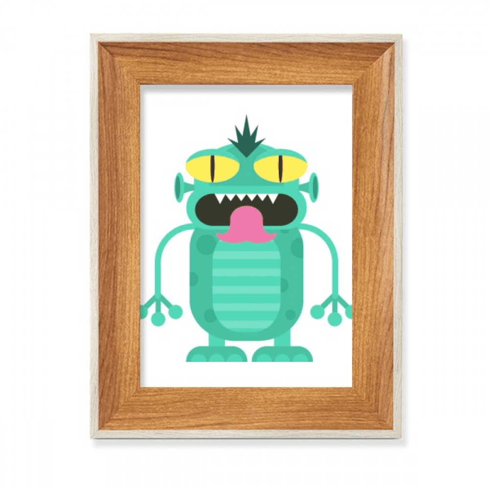 Universe And Alien Alien Creature Desktop Wooden Photo Frame Display ...