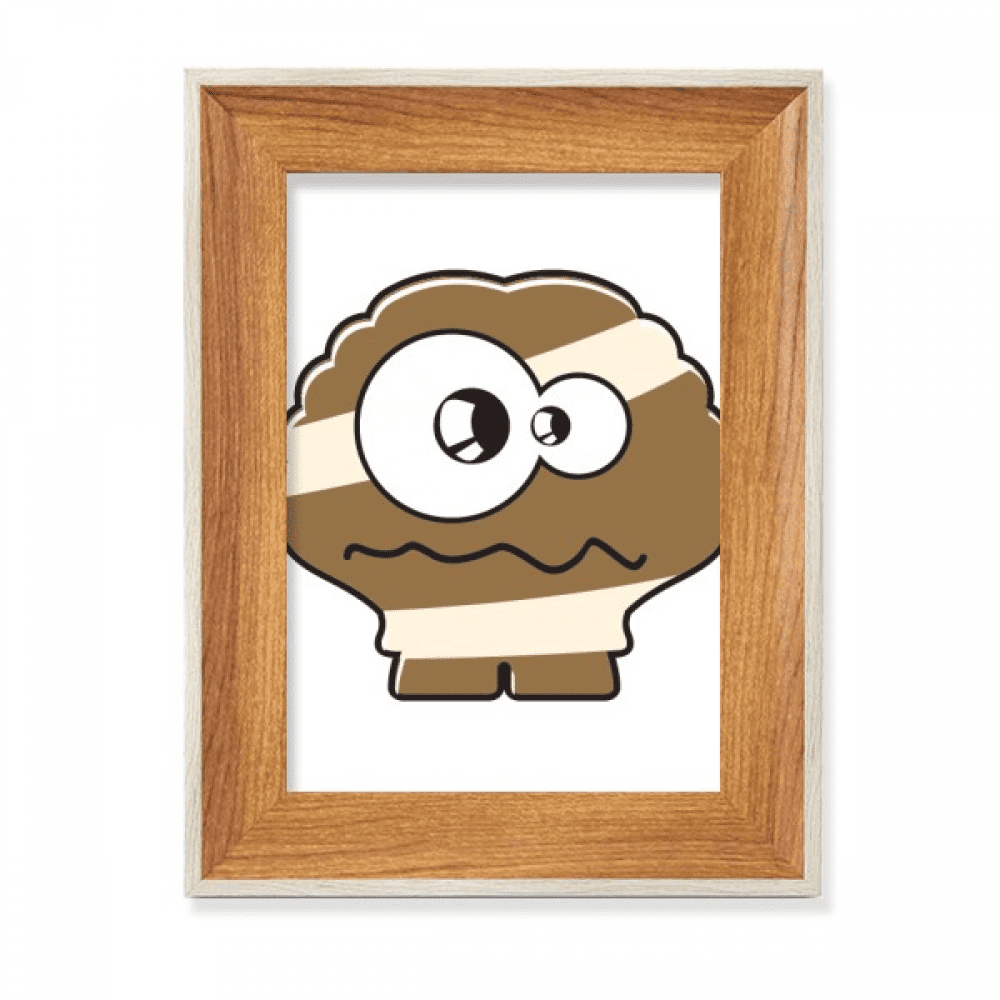 Universe And Alien Brown Alien Desktop Wooden Photo Frame Display ...
