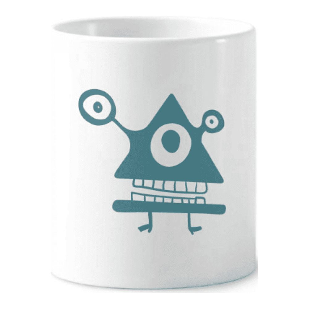 Universe And Alien Cyclops Alien Creature Toothbrush Pen Holder Mug ...