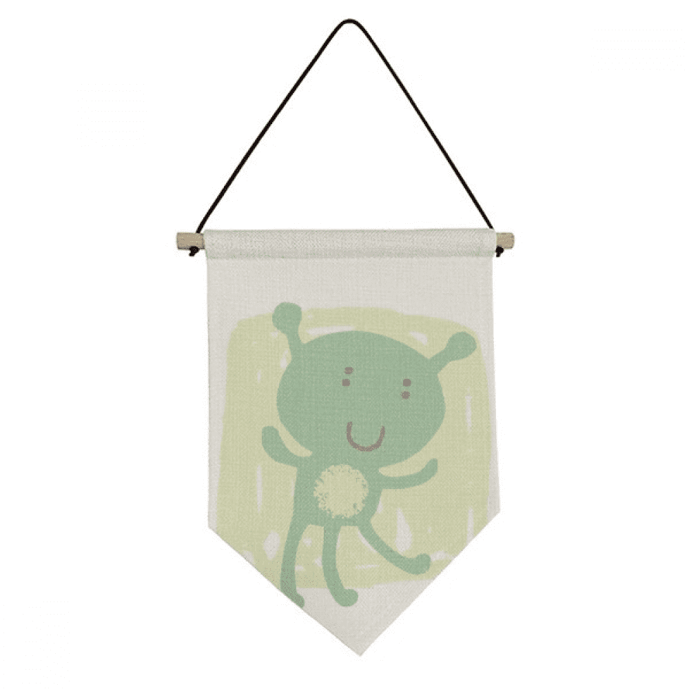 Universe And Alien Graffiti Alien Canvas Flag Hanging Wall Art Decor ...