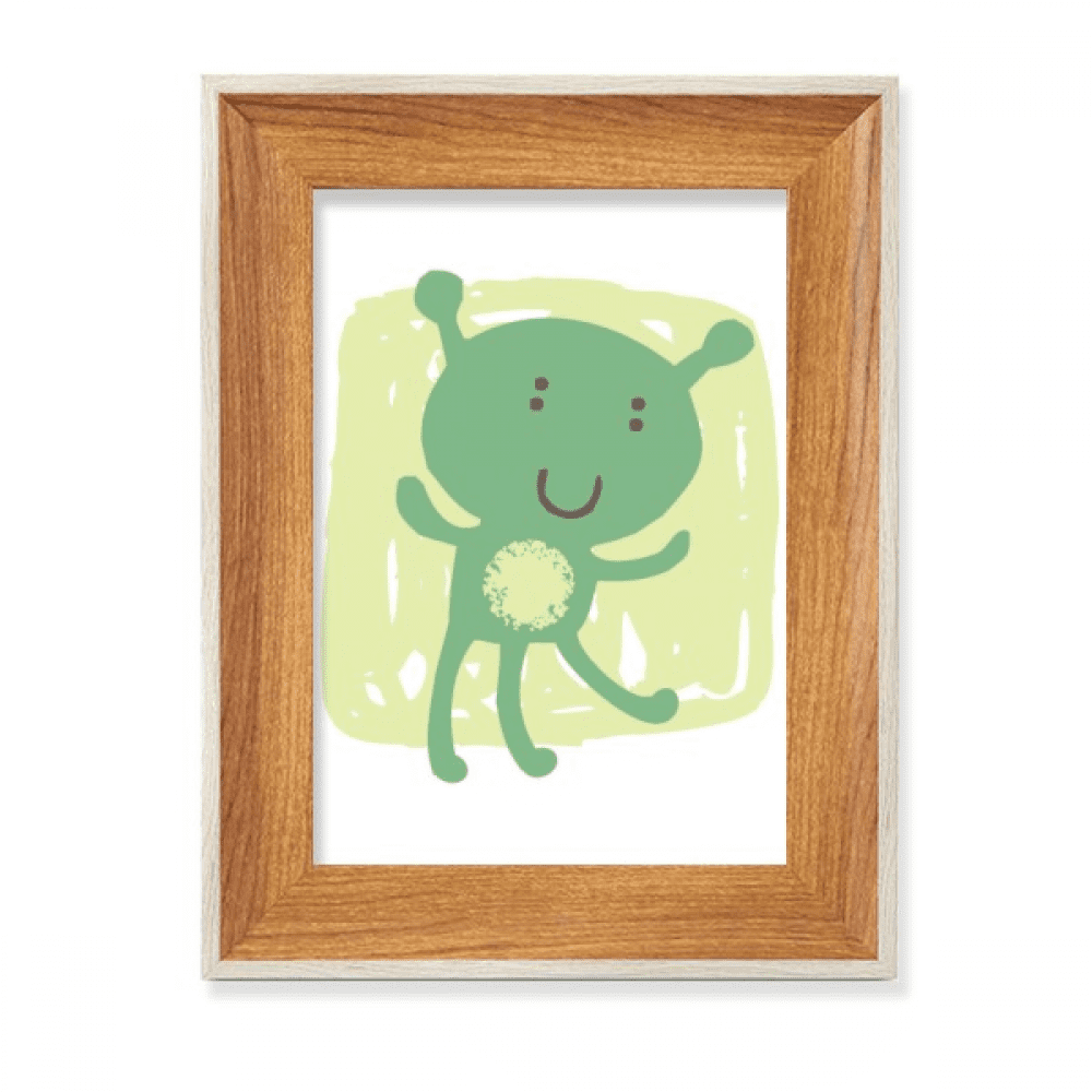 Universe And Alien Graffiti Alien Desktop Wooden Photo Frame Display ...