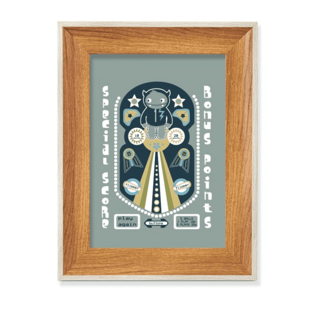 Universe And Alien Monster Desktop Wooden Photo Frame Display Picture ...
