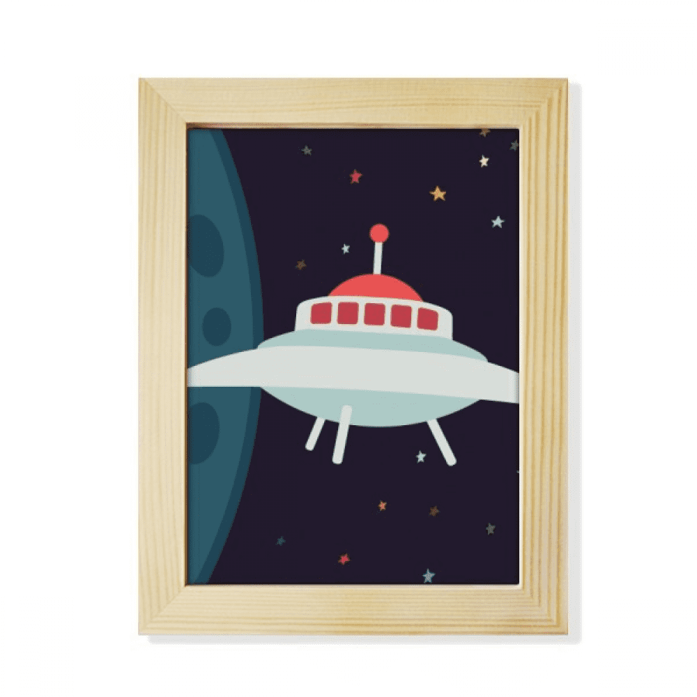 Universe And Alien UFO Desktop Adorn Photo Frame Display Art Painting ...