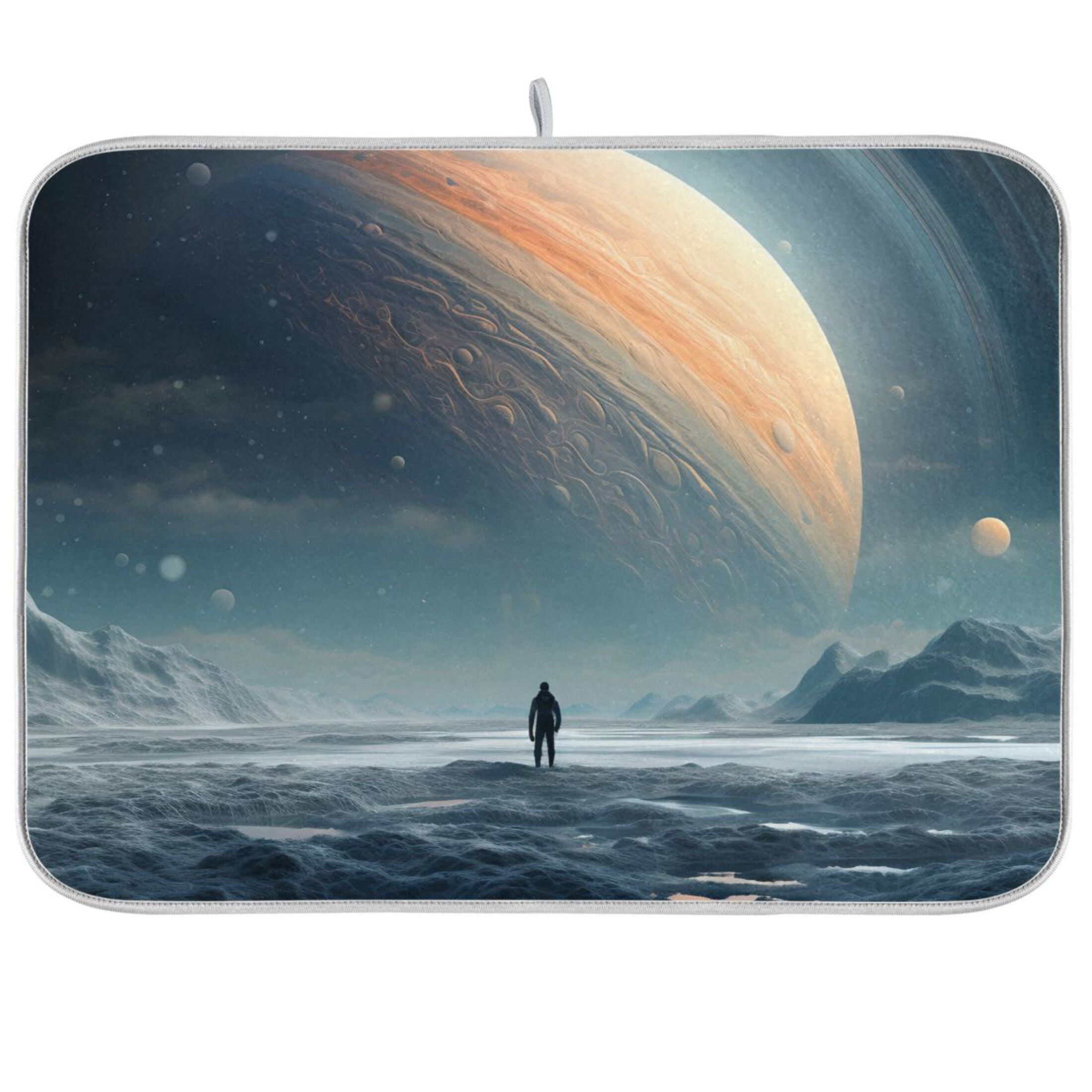 Universe Dish Drying Mat Microfiber Kitchen Pad Large Counter Absorbent ...