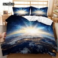 Universe Duvet Cover Galaxy Planet Comforter Cover Universe Outer Space ...