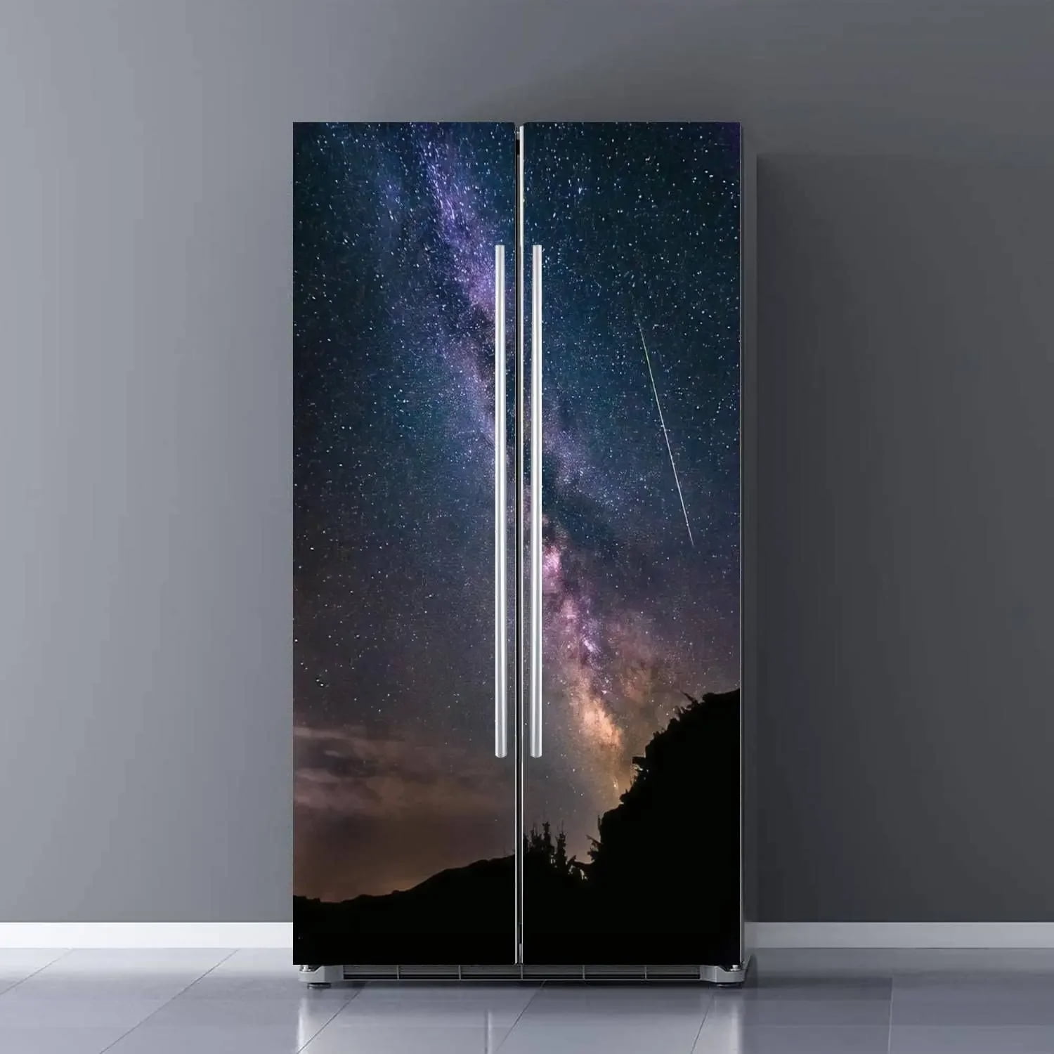 Universe Earth Refrigerator Sticker Self Adhesive Galaxy Outer Space ...