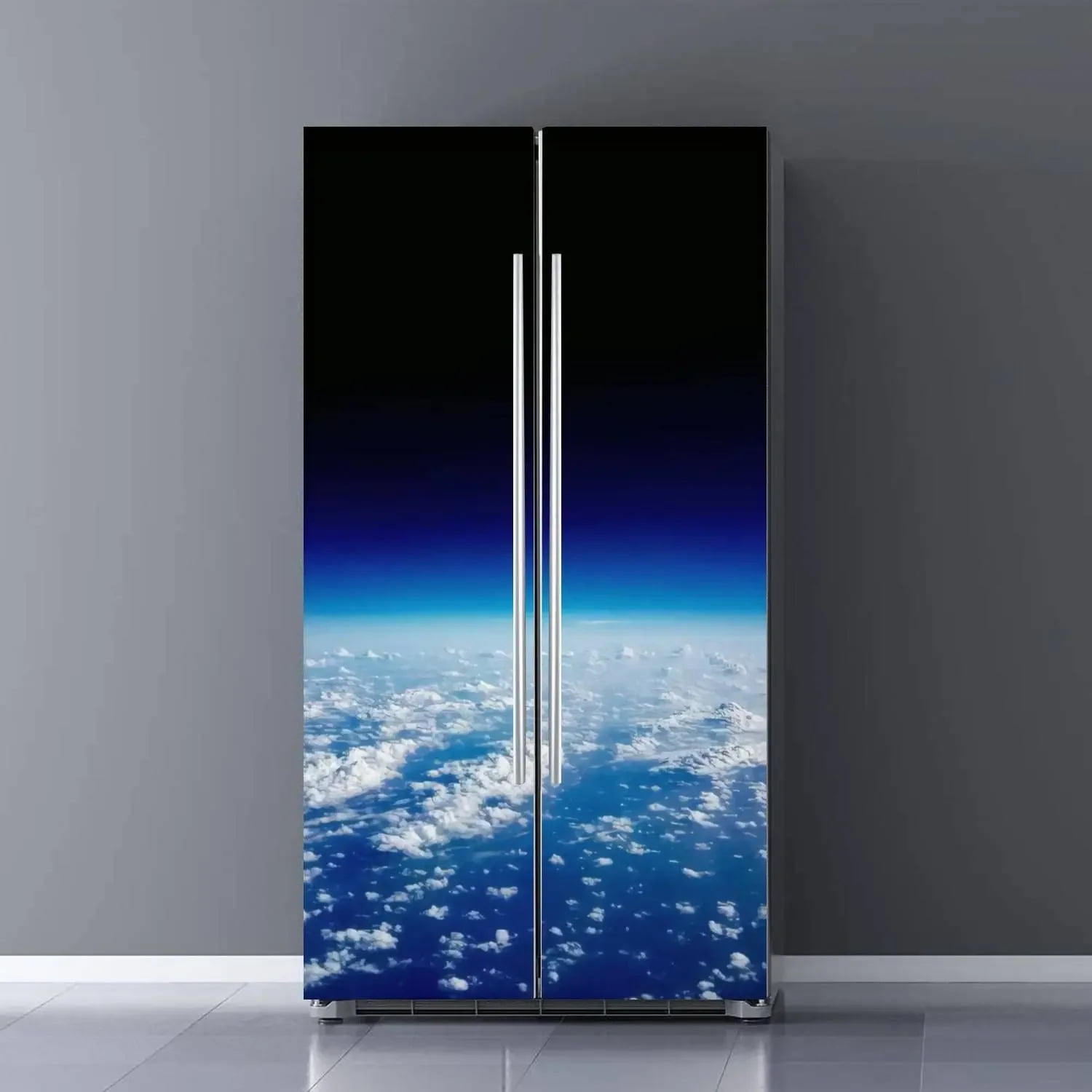 Universe Earth Refrigerator Sticker Self Adhesive Galaxy Outer Space ...