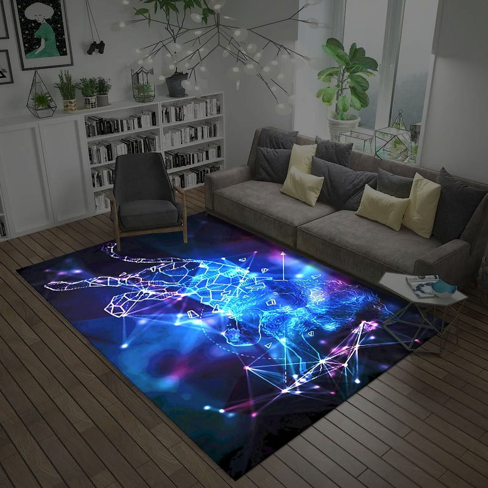 Universe Galaxy Planet 3D printing Home Rug Child Room Decor Big ...