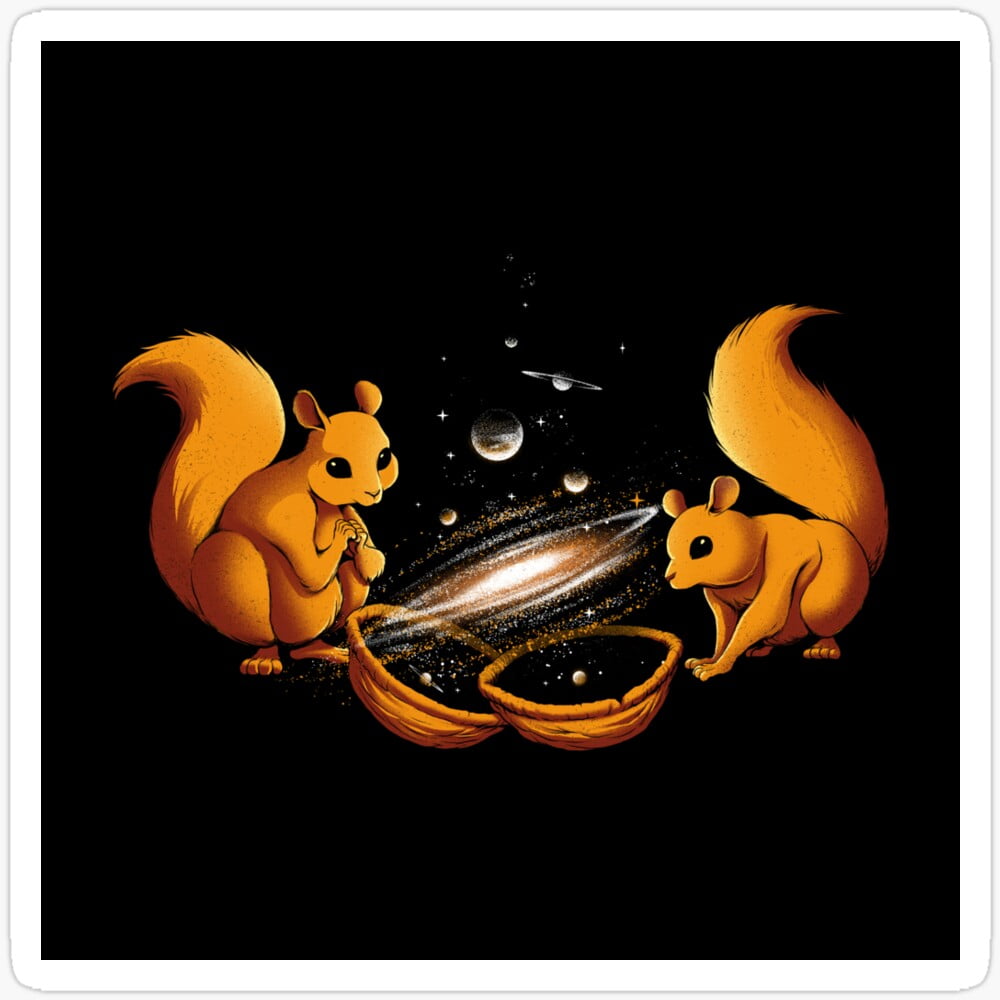 Universe In A Nutshell Sticker Phone Decal Water Bottle Stickers Car ...