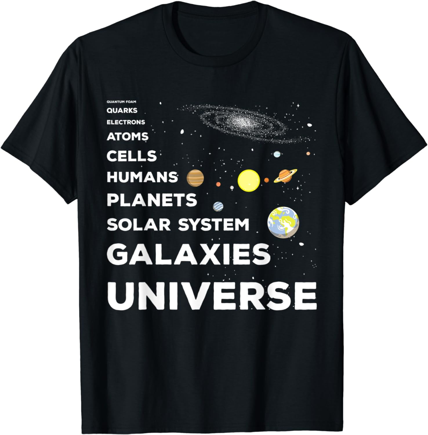 Universe Physicist - Quantum Mechanics Quantum Astrophysics T-Shirt ...