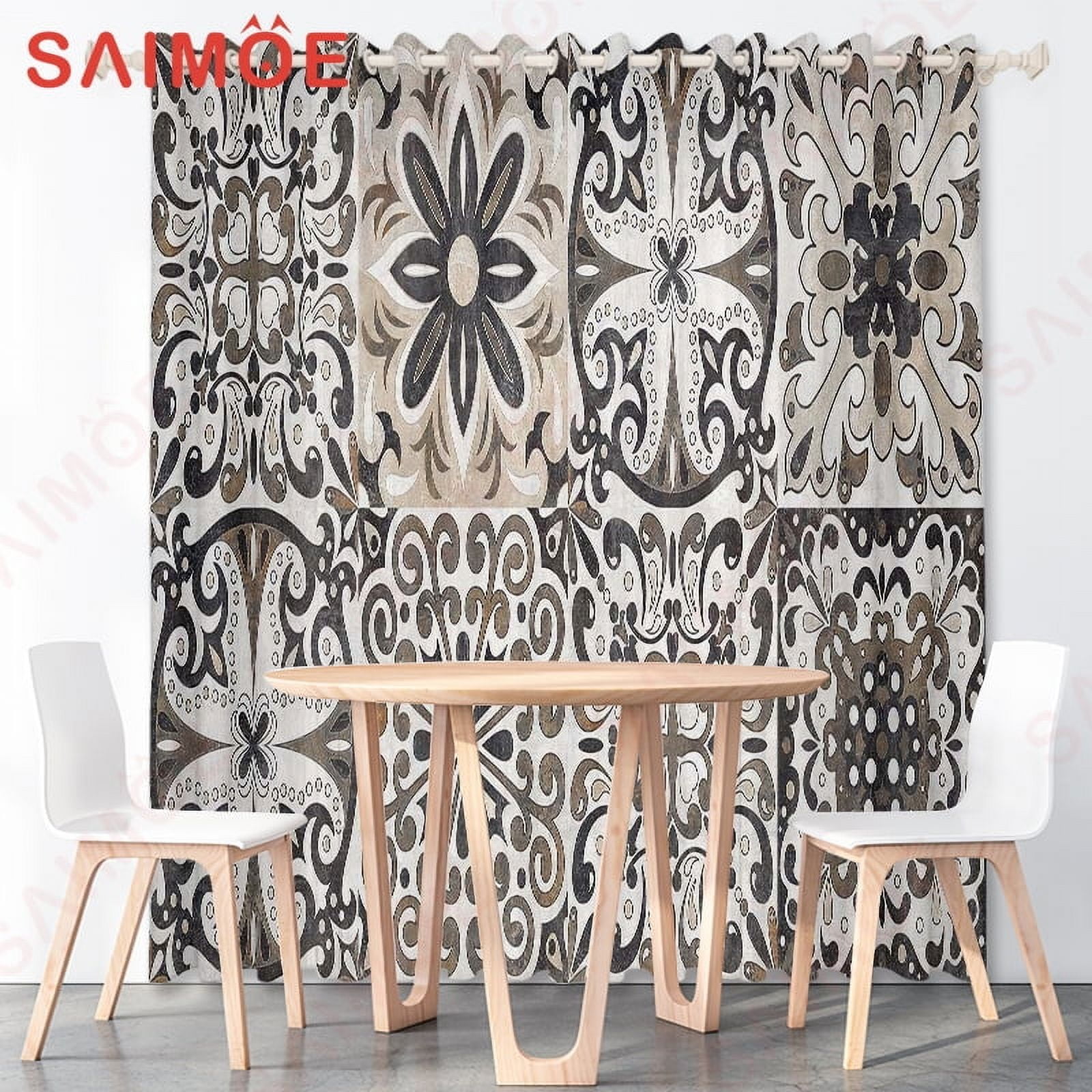Universe Planets Galaxy Nebula Cosmos Print Door Curtains Closet ...