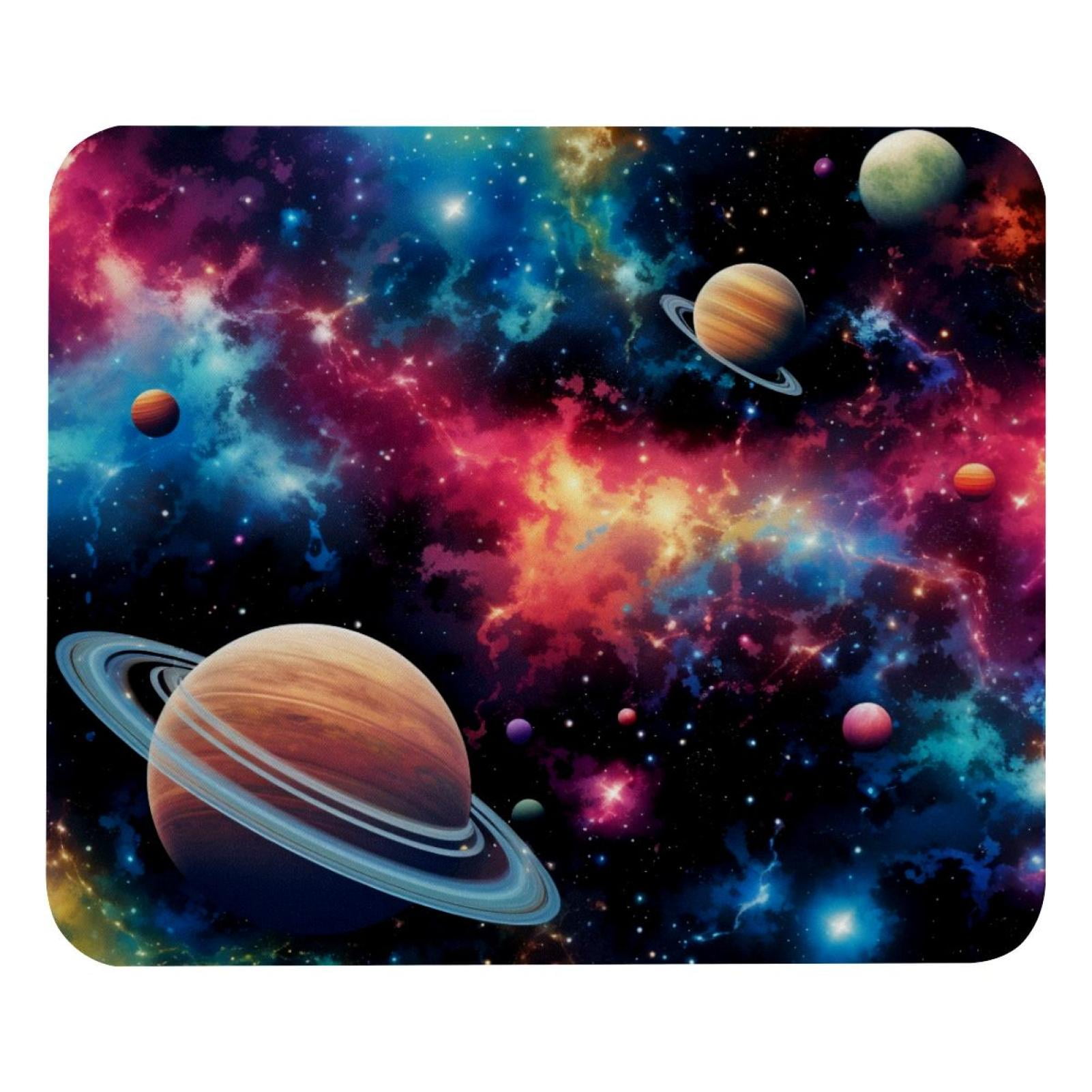 Universe Planets Square Mouse Pads for Wireless Mouse Small Office ...