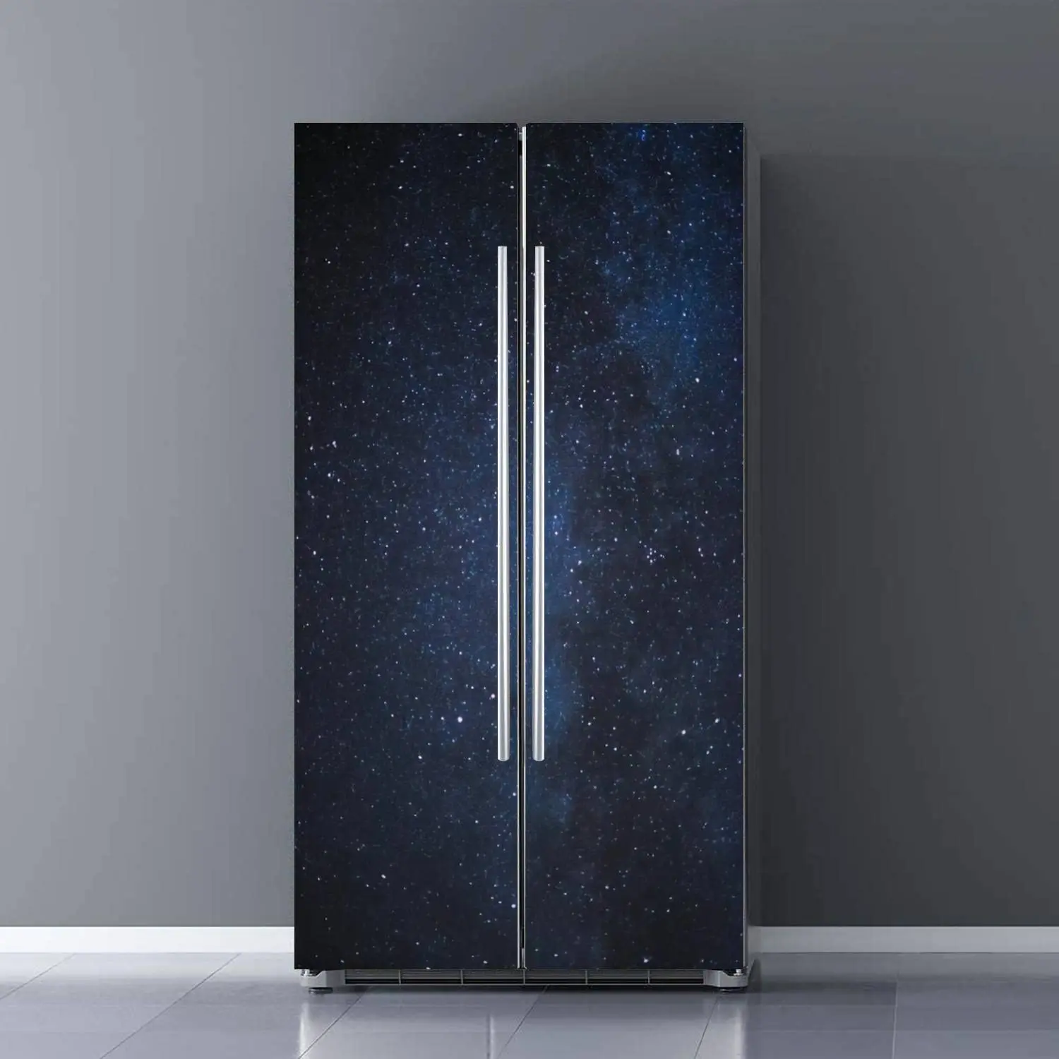 Universe Refrigerator Wrap Self Adhesive Galaxy Outer Space Fridge ...