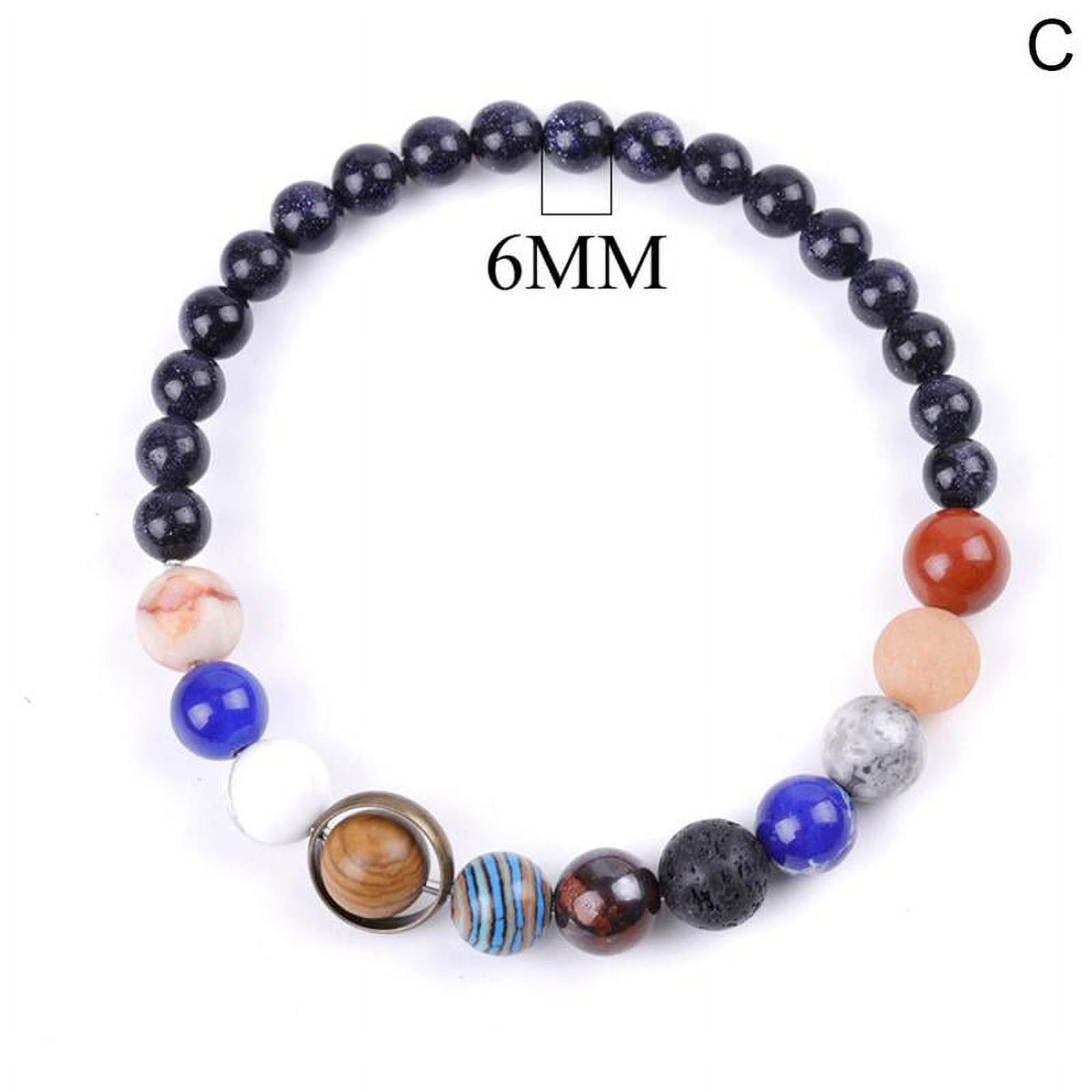 Universe Solar System Galaxy Eight Planets Stone Beads Handmade Gifts ...