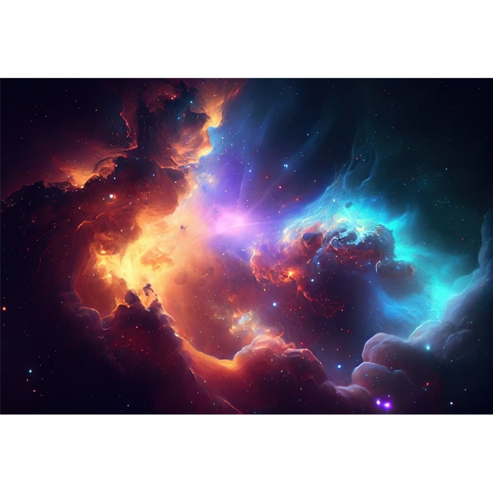 Universe Space Photography Background Galaxy Planets Night Starry Sky ...