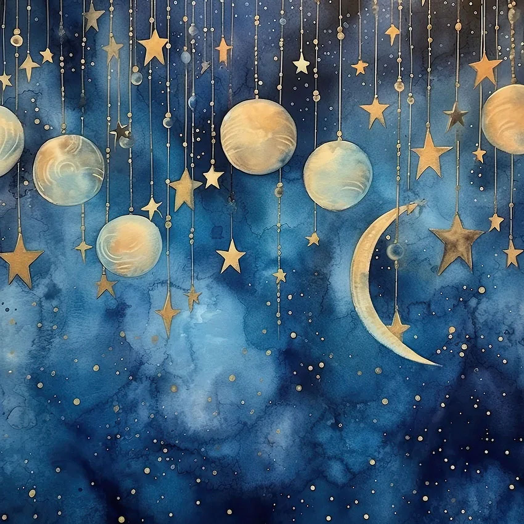 Universe Space Planets Night Starry Star Kid Birthday Party Portrait r ...