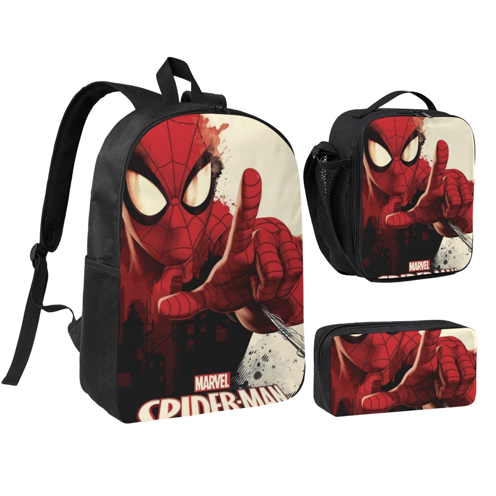 Universe Spider-Man Spidey School Backpack with Lunch Box and Pencil ...