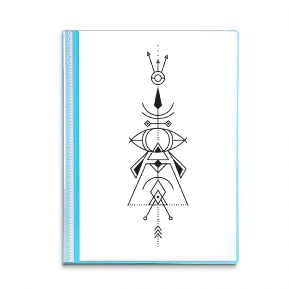 Universe Symbol Totem Pattern Geometry Book Sheet Protectors Portfolio ...