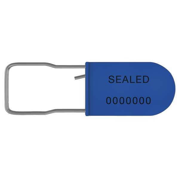Universeal Padlock Seals,Blue,Plastic,PK50 UPAD-S BLUE50 - Walmart.com