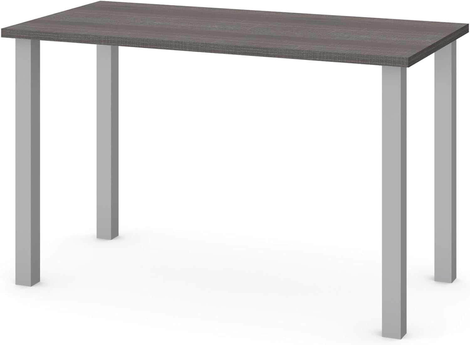 Universel Table Desk With Square Metal Legs, " X 24", Grey - Walmart.com
