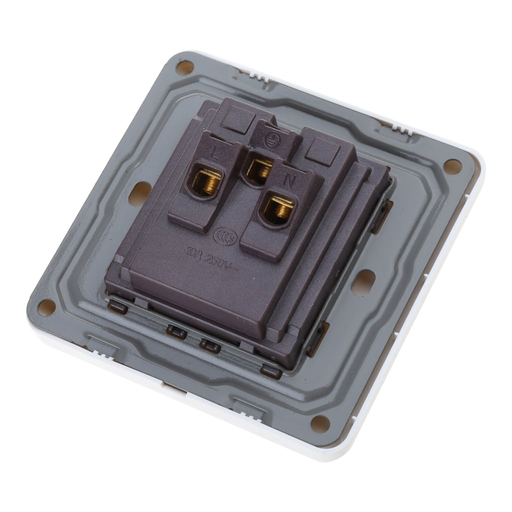 Universial 5 Hole Electric AC Power Outlet Panel Plate Wall Charger ...