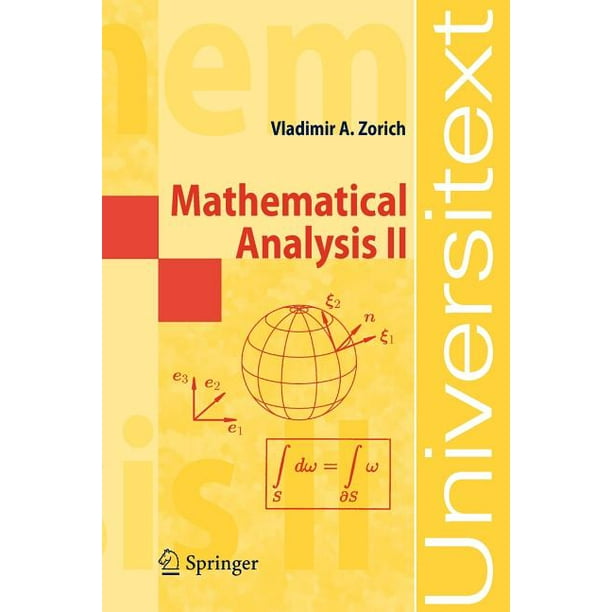 Universitext: Mathematical Analysis II (Paperback) - Walmart.com Universitext: Mathematical Analysis II (Paperback) - Walmart.com