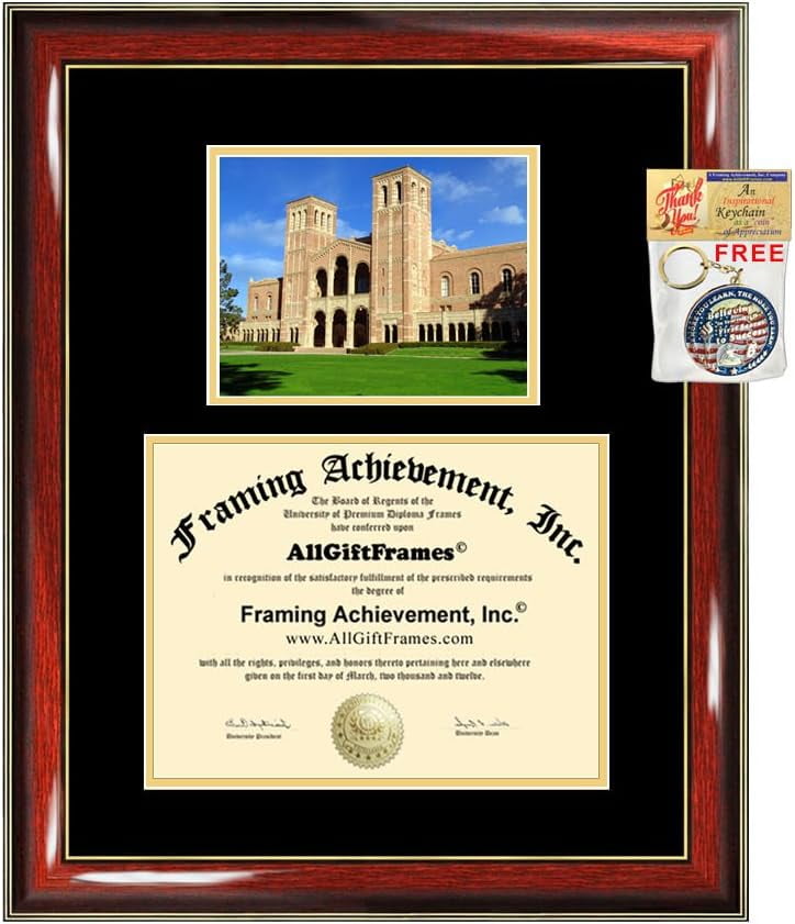 University of California Los Angeles Diploma Frame Campus Picture UCLA ...