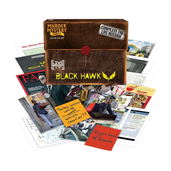 University Games Murder Mystery Party Case Files: Black Hawk Live ...