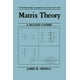 University Mathematics: Matrix Theory: A Second Course (Paperback ...