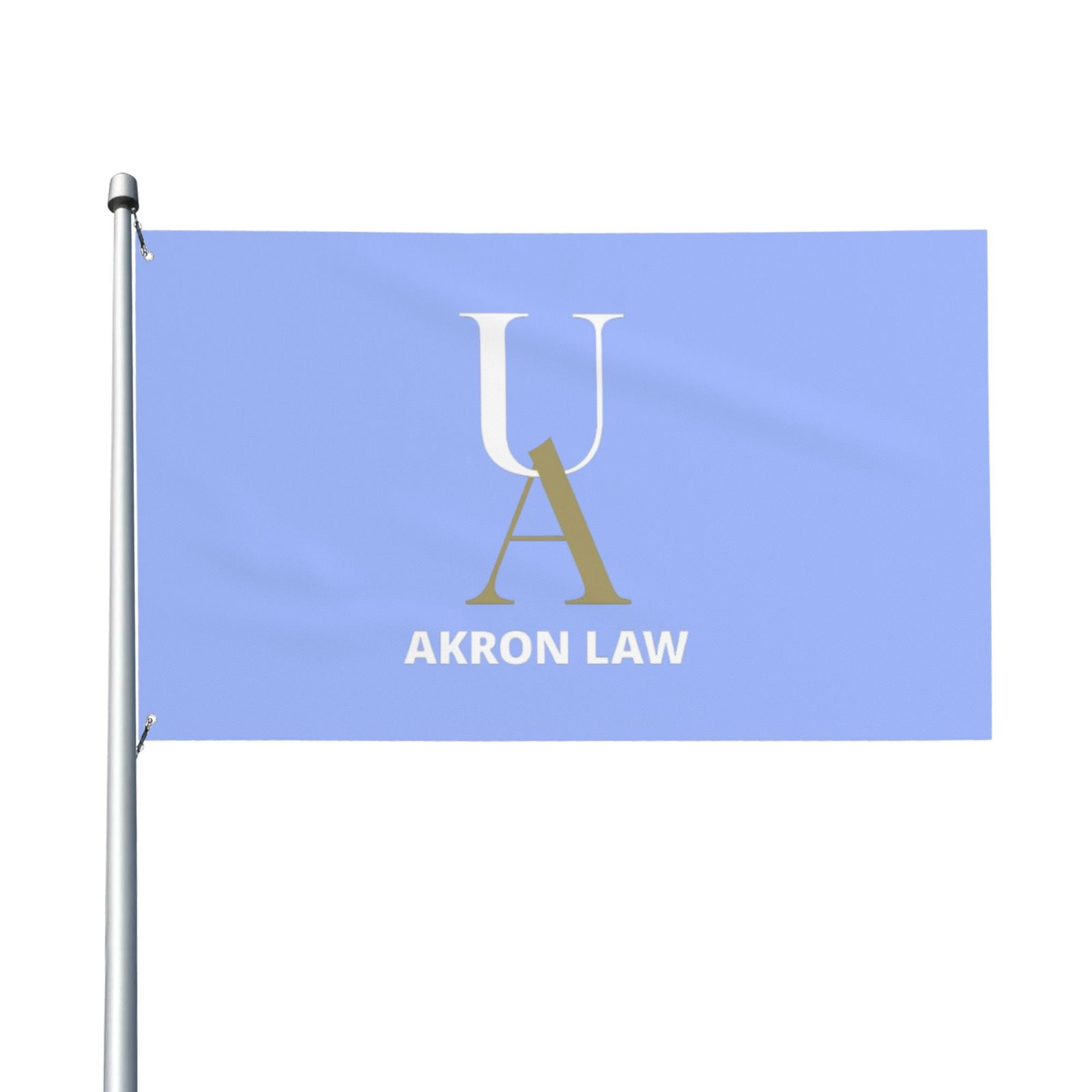 University Of Akron Flag 3x5 Outdoor ,Sewn Stripes, Stronger Brass ...