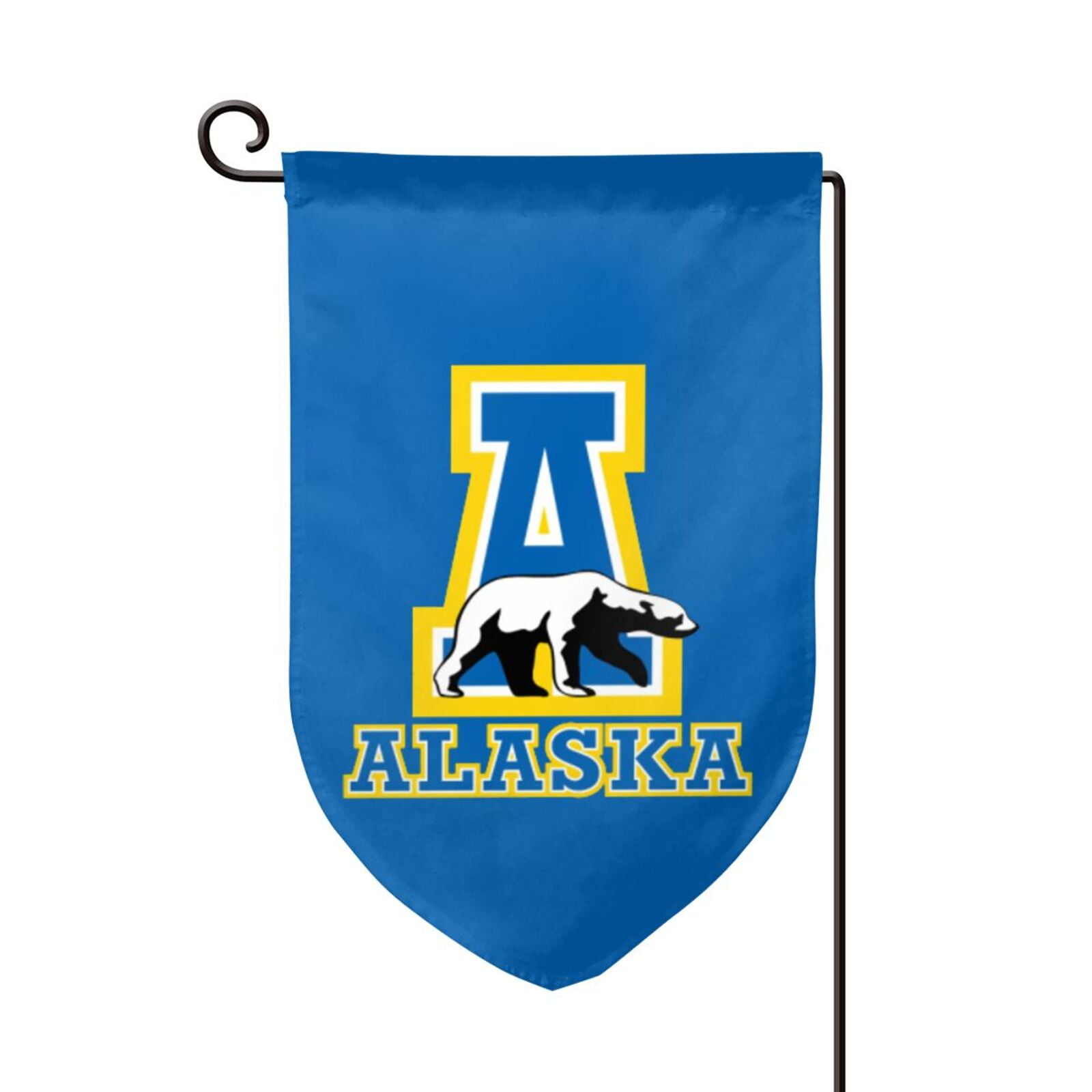 University Of Alaska Fairbanks Logo Garden Flag Double Sided Banners ...