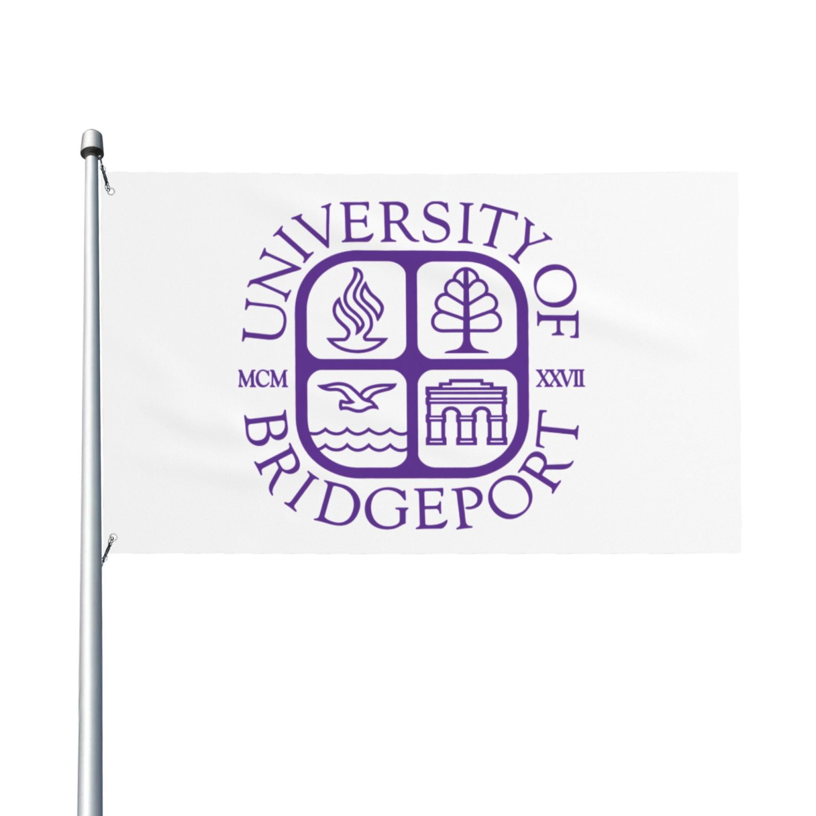 University Of Bridgeport Logo Flag 3x5 Outdoor ,Sewn Stripes, Stronger ...