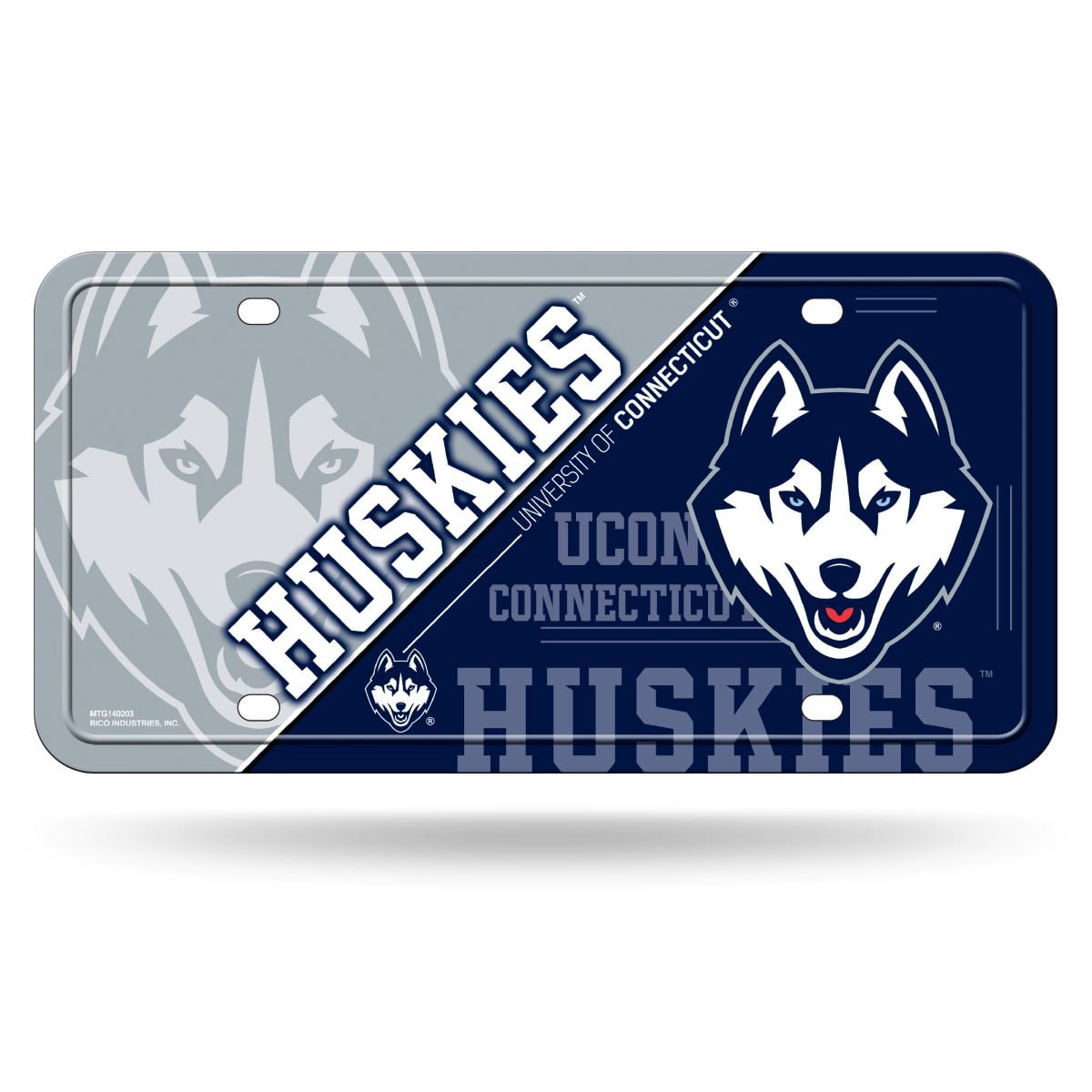 University Of Connecticut Huskies Uconn Metal Auto Tag License Plate ...