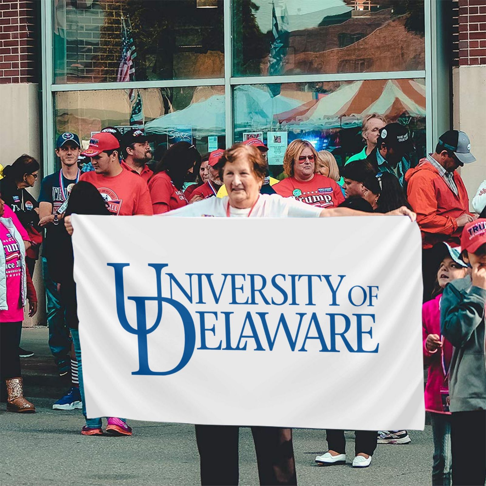 University Of Delaware Logo Flag 3x5ft, Home Garden Flag, Suitable For ...