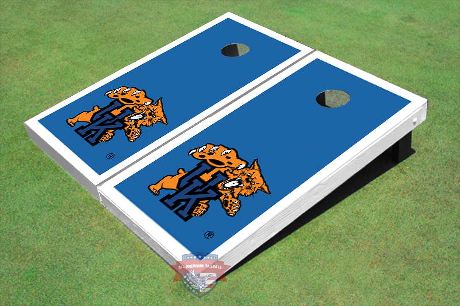 University Of Kentucky Wildcat Blue Matching Border Cornhole Boards ...