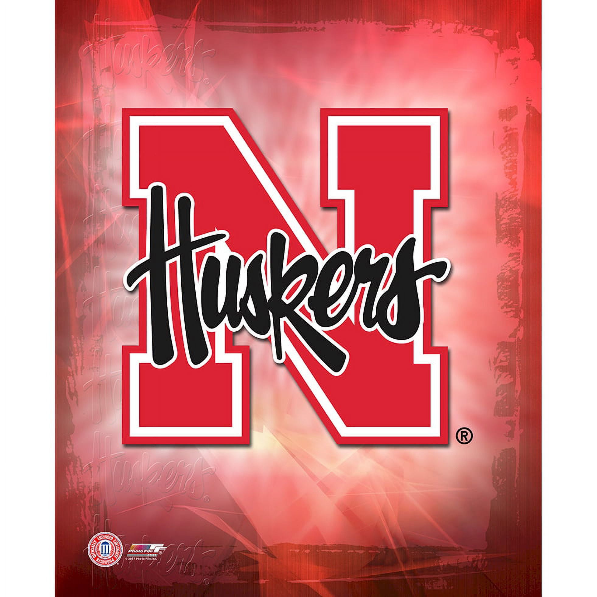 University Of Nebraska Logo 16"x20" Print - Walmart.com