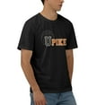 University Of Pikeville Logo Men'S 170g Combed Cotton Short Sleeve T ...