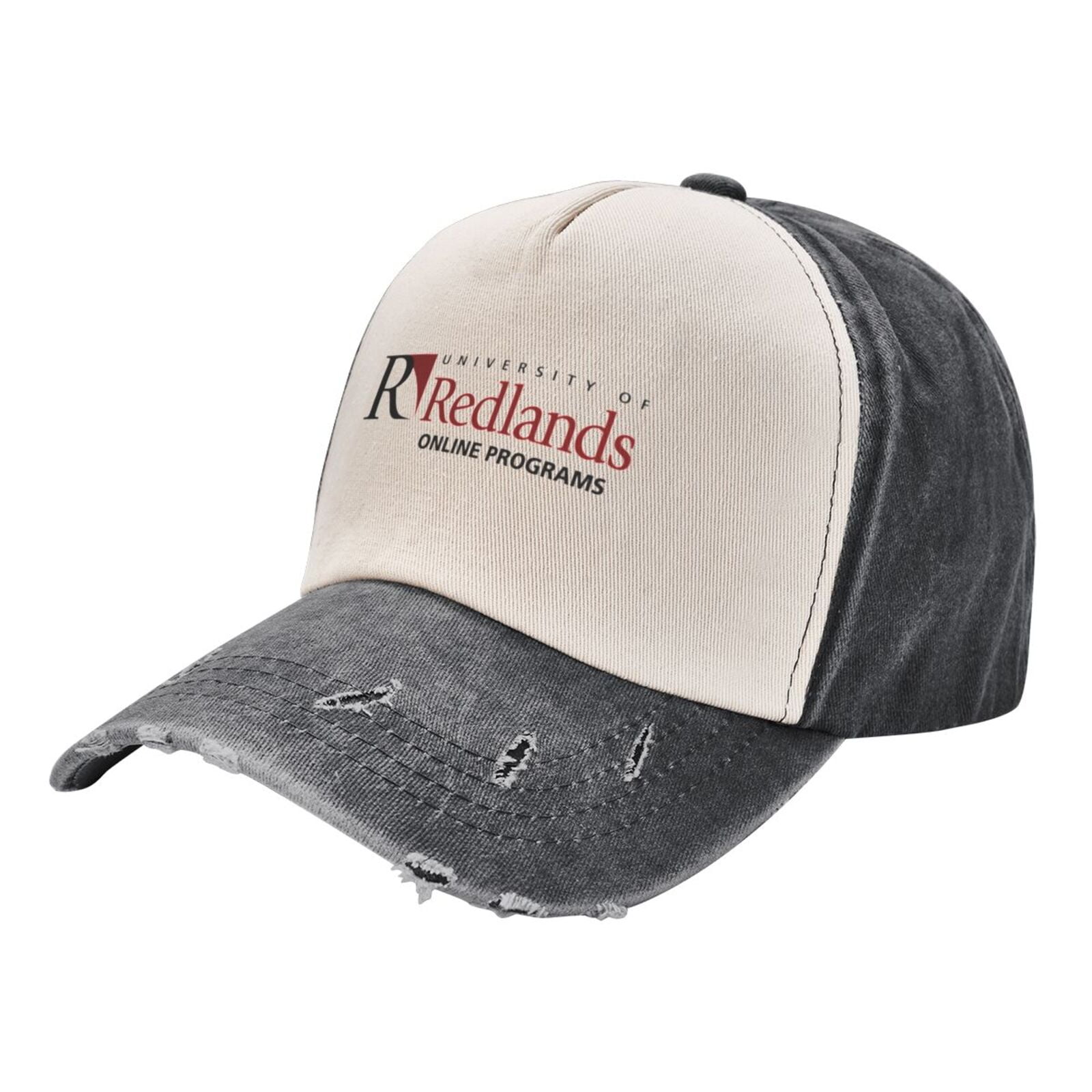 University Of Redlands Logo Cowboy Collision Color Washed Baseball Cap ...