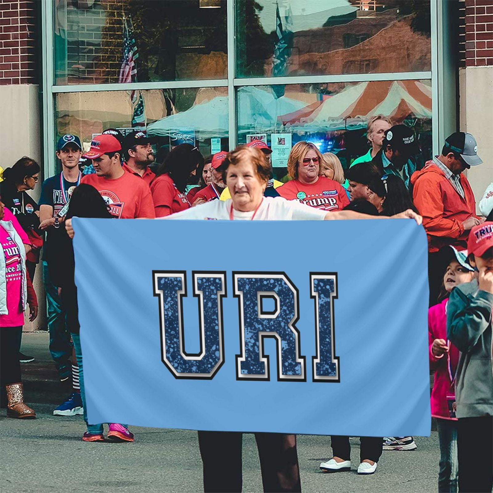 University Of Rhode Island-Logo Flag 3x5 Ft Holiday Banner Garden Yard ...