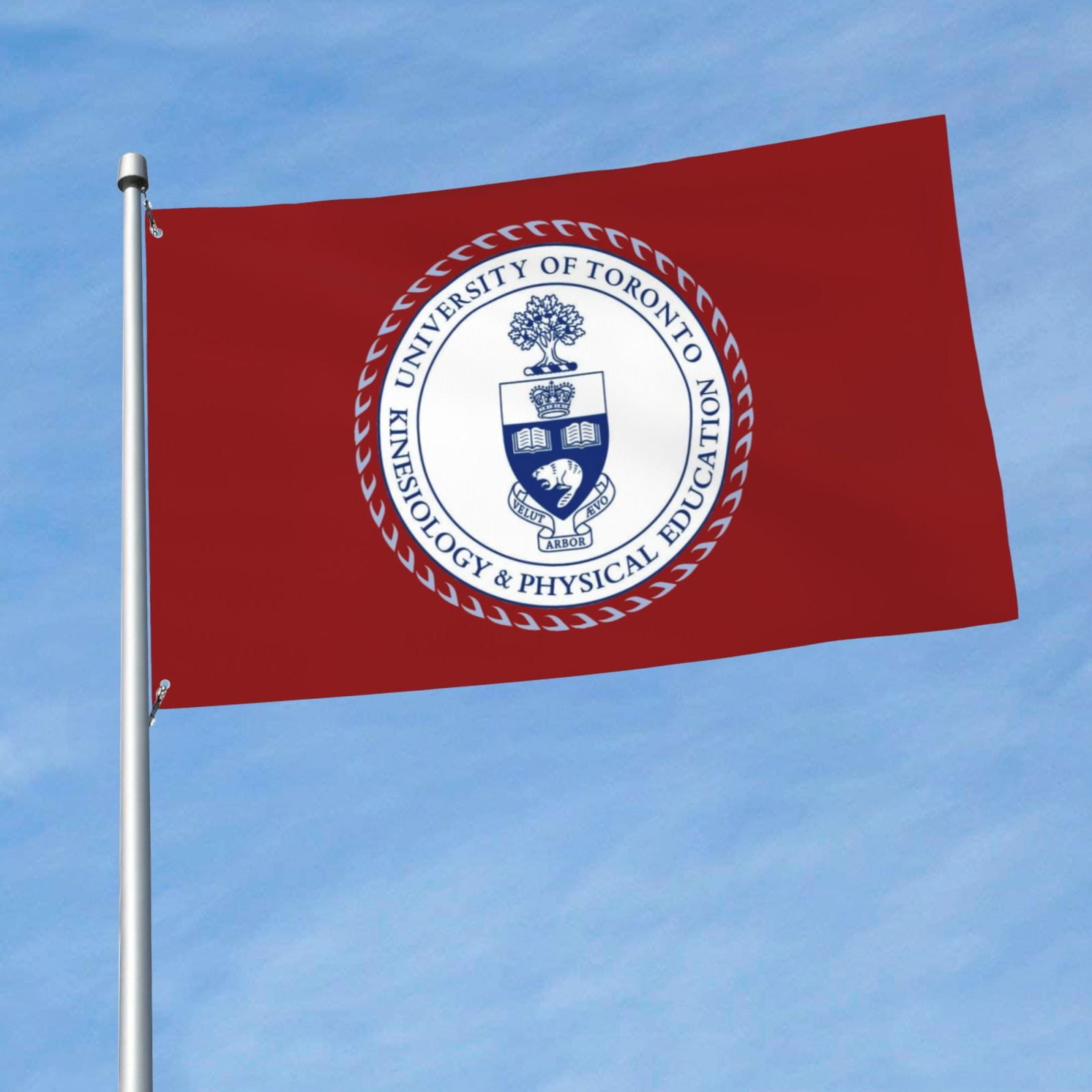 University Of Toronto Flag 3x5 Outdoor ,Sewn Stripes, Stronger Brass ...