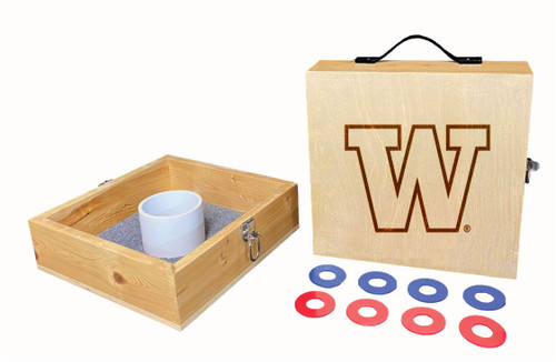 University Of Washington "W" Engraved Square Washer Toss Set - Walmart.com