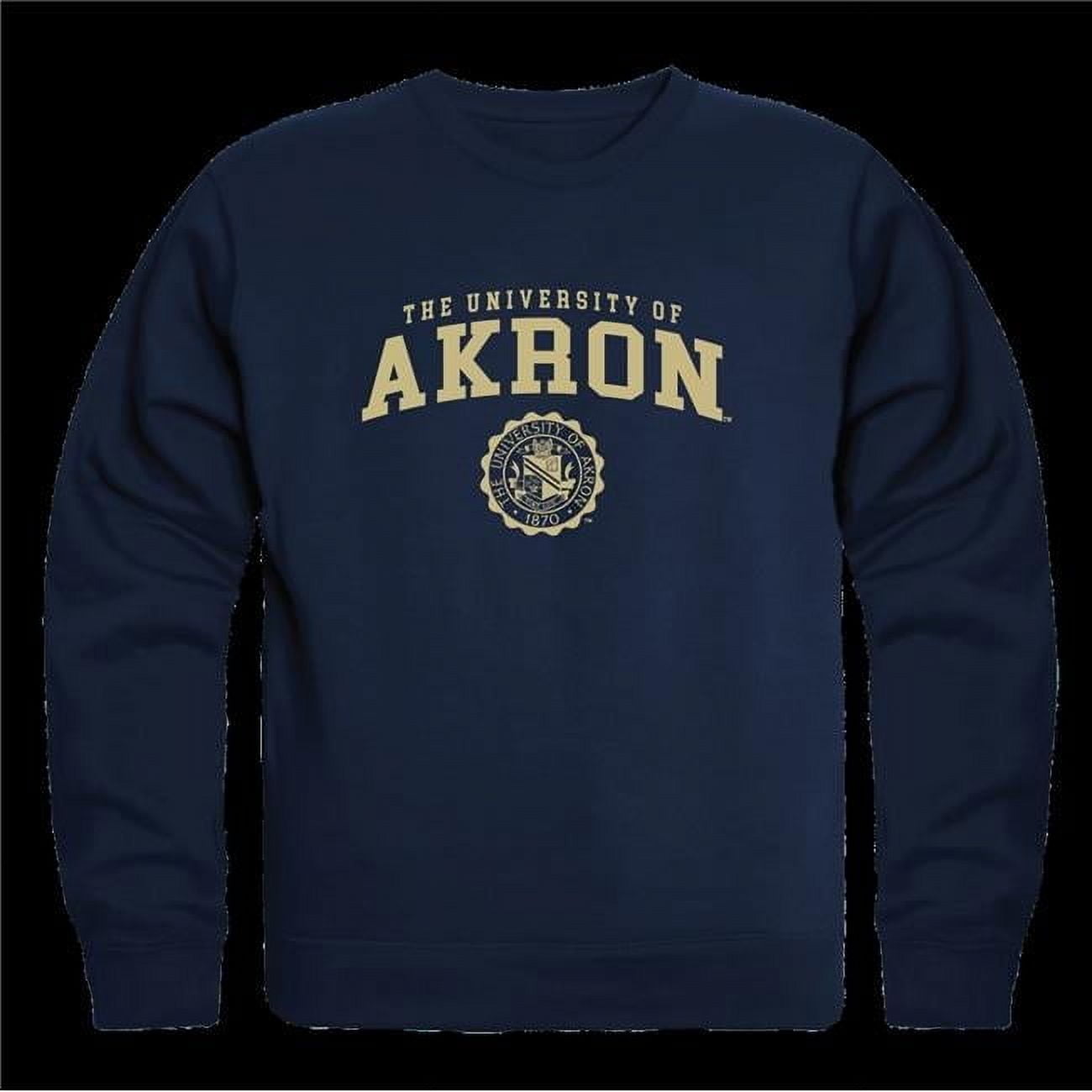 University of Akron Zips Seal Crewneck Sweatshirt, Navy - Small ...