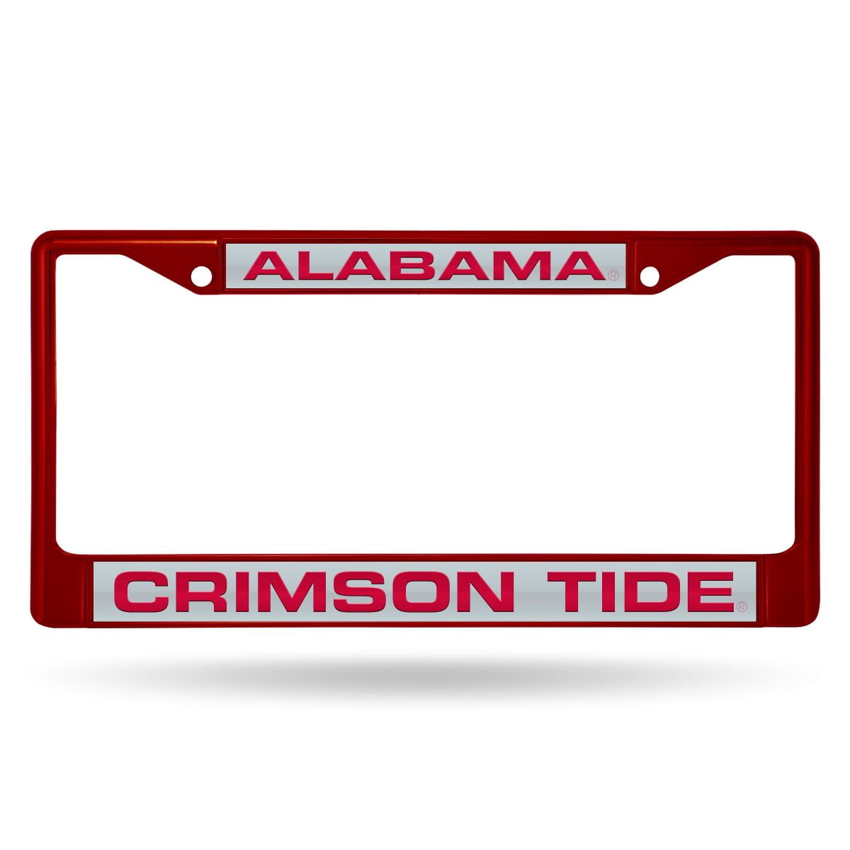 Alabama-Crimson-Tide Metal Laser License Plate Frame - Walmart.com