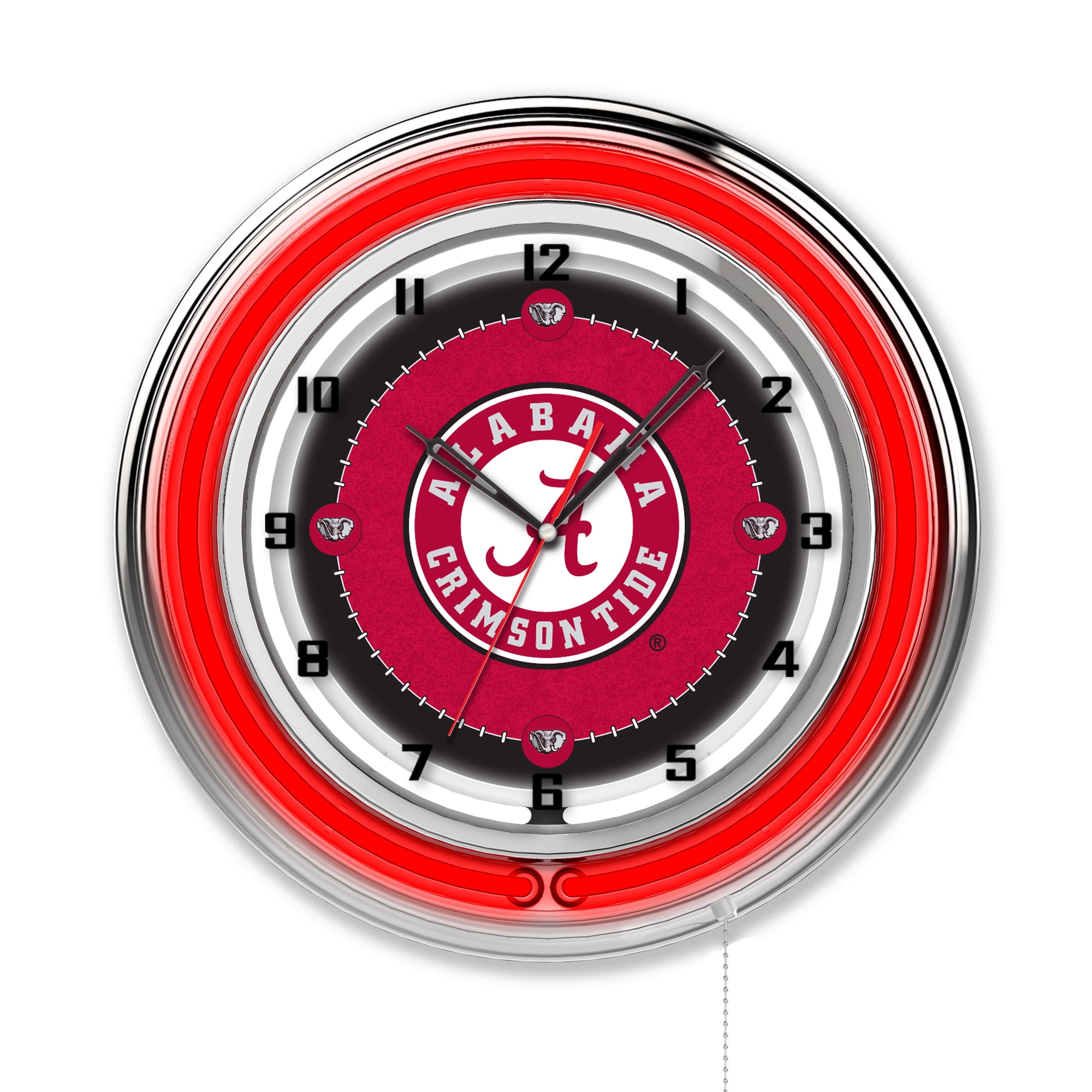 Alabama Crimson Tide 19" Neon Wall Clock - Walmart.com