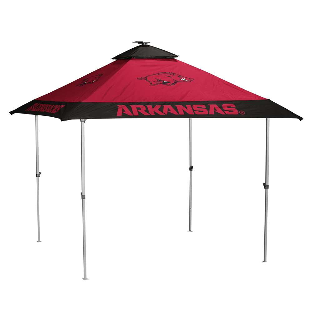 University of Arkansas Pagoda 10 X 10 Canopy with Solar Light - Walmart.com